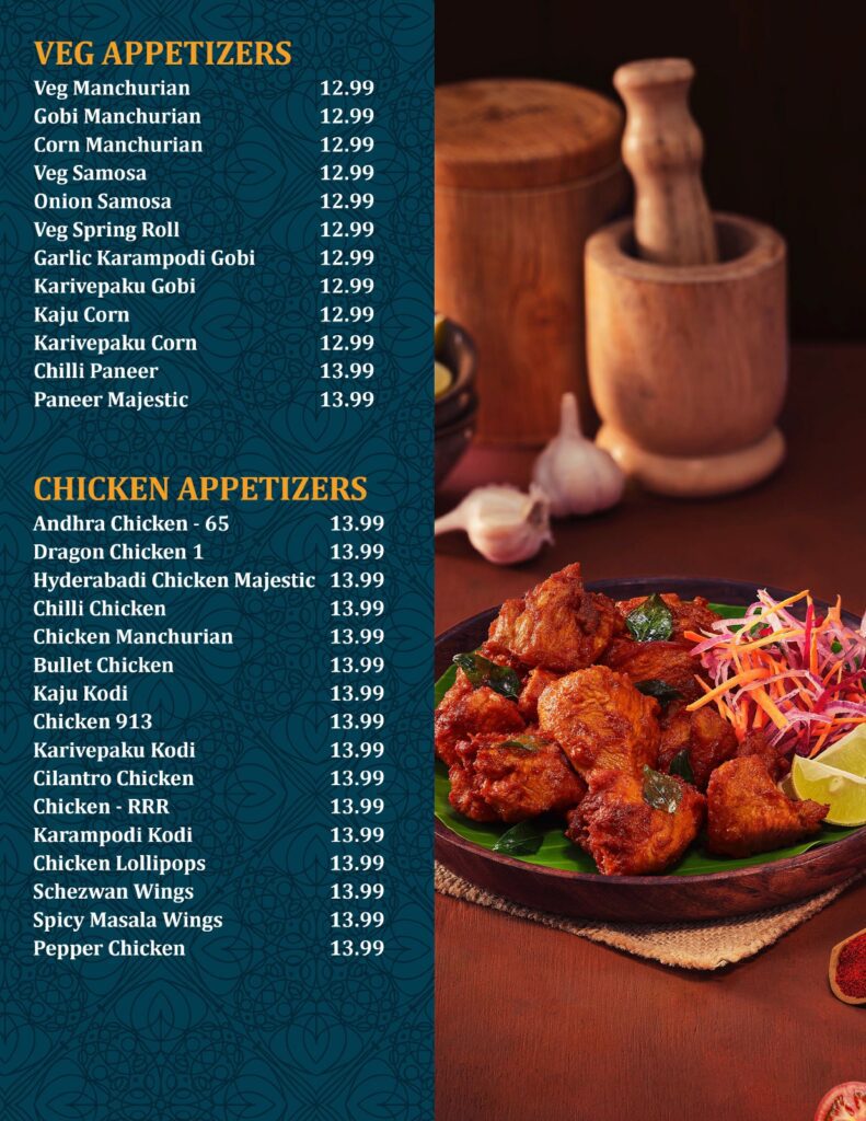 Dine-In-Menu – Rajadhani