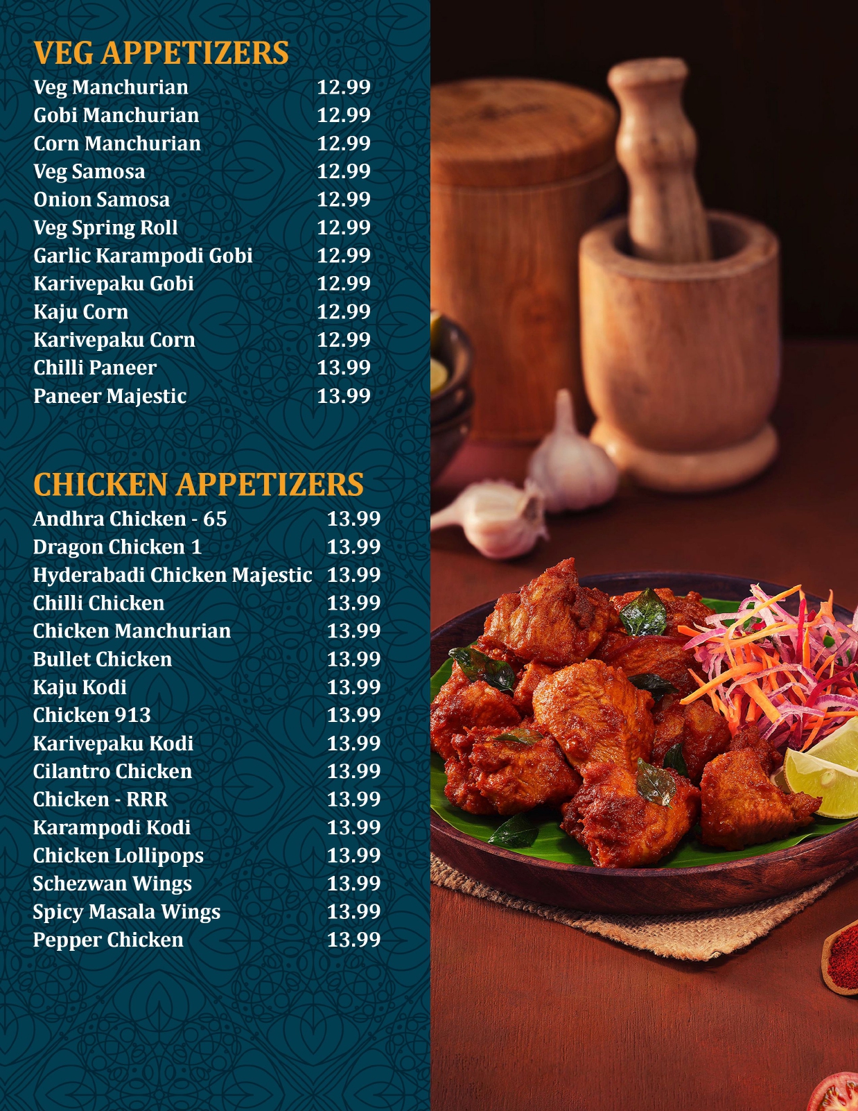 Dine-In-Menu – Rajadhani