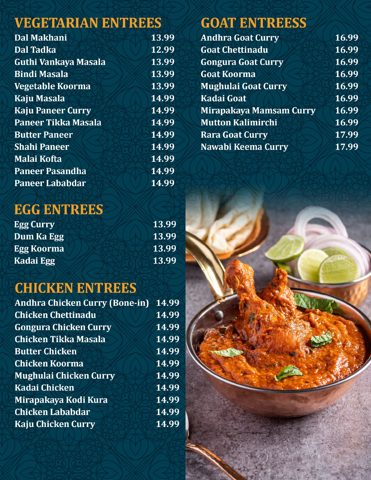 Dine-In-Menu – Rajadhani